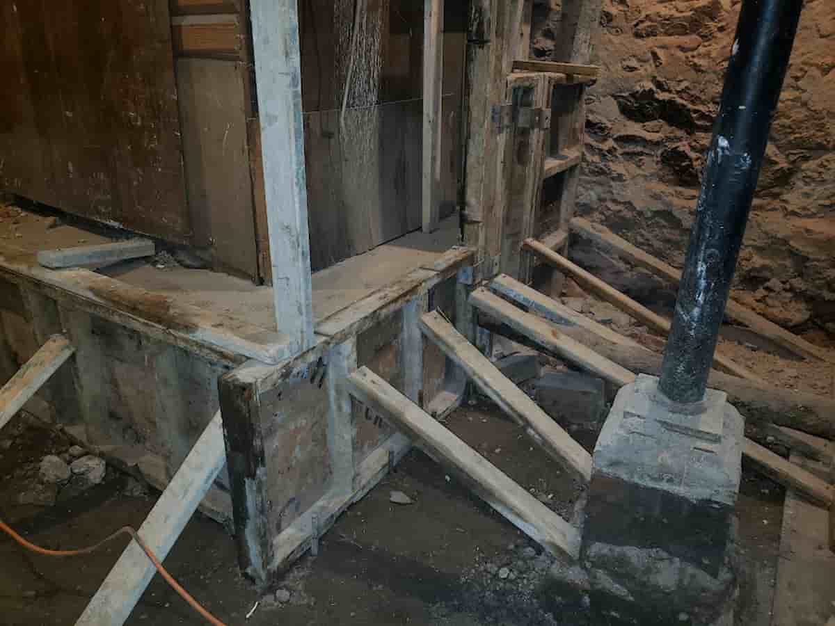 Lally Column Installation Services - Forde Masonry Company